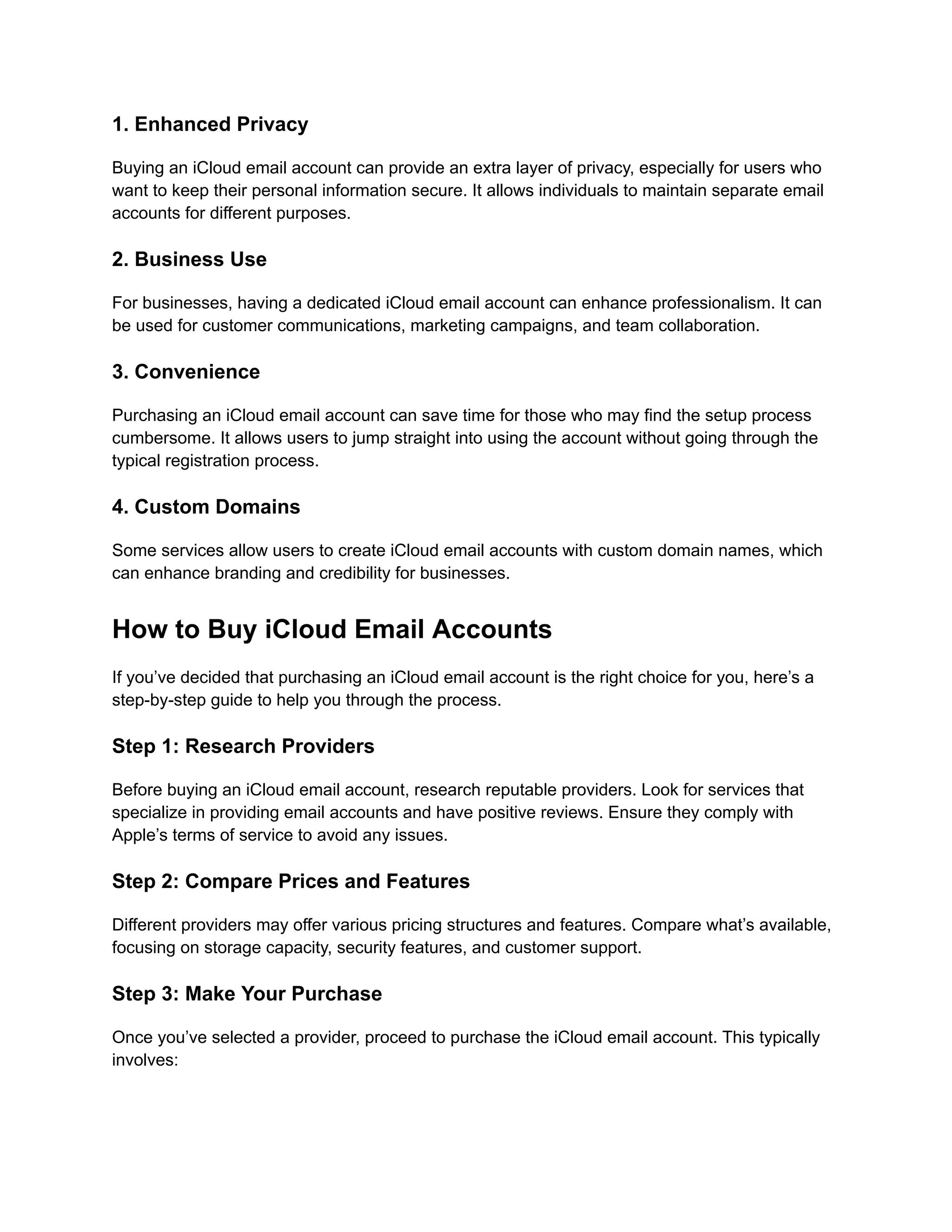 Top 10 account to Buy iCloud Email Accounts | PDF