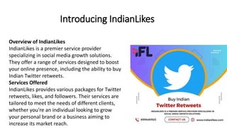 Buy Indian Twitter Retweets - IndianLikes | PPTX