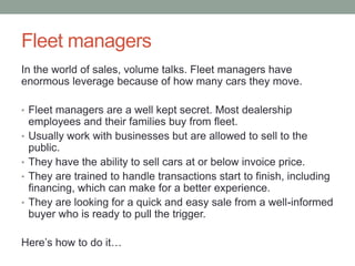 Buying a car | PPTX | Automotive Industry | Industries