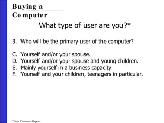 Buying a computer | PPT