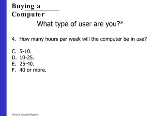 Buying a computer | PPT