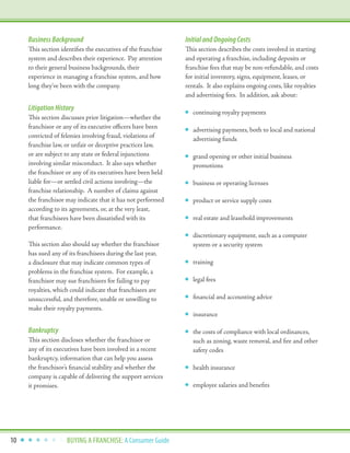 Buying A Franchise | PDF