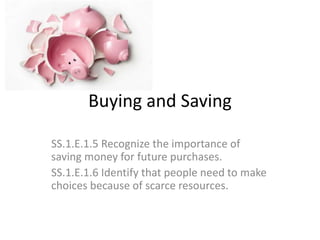 Buying and saving | PPTX