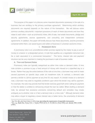 Buying and selling a business in uncertain times ancillary documents | PDF