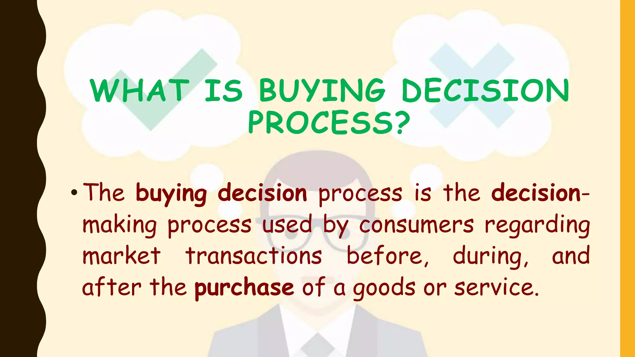 Buying decision process | PPTX