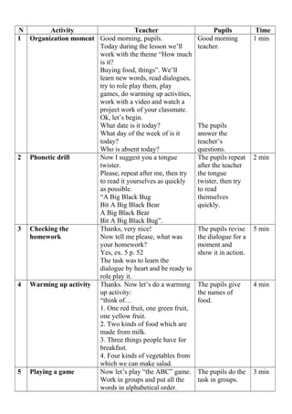 лихова Buying food, things | PDF