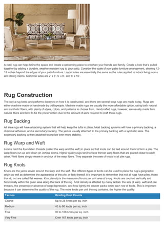 Buying guide rug | PDF