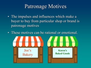 Patronage Motives