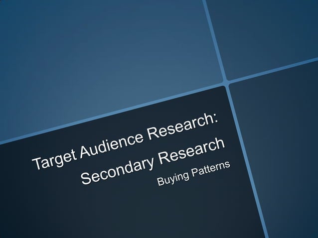 Buying patterns | PPTX