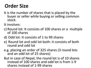 Buying & selling securities | PPT