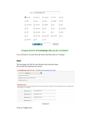 Buying your own domain name | PDF