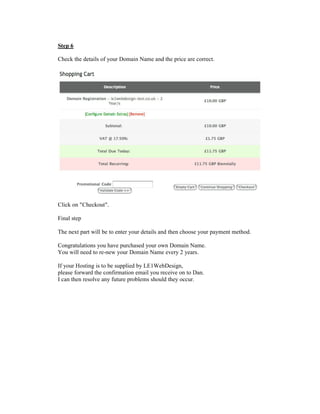 Buying your own domain name | PDF