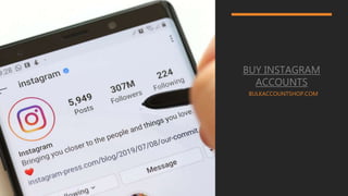 Buy instagram accounts | PPT