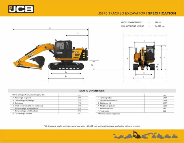 Buy JCB JS140 Tracked Excavator in India by JCB Heavy Machinery