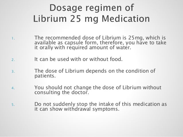 Buy Librium 25 mg Medication for Alcohol Withdrawal @BestGenericDrug24