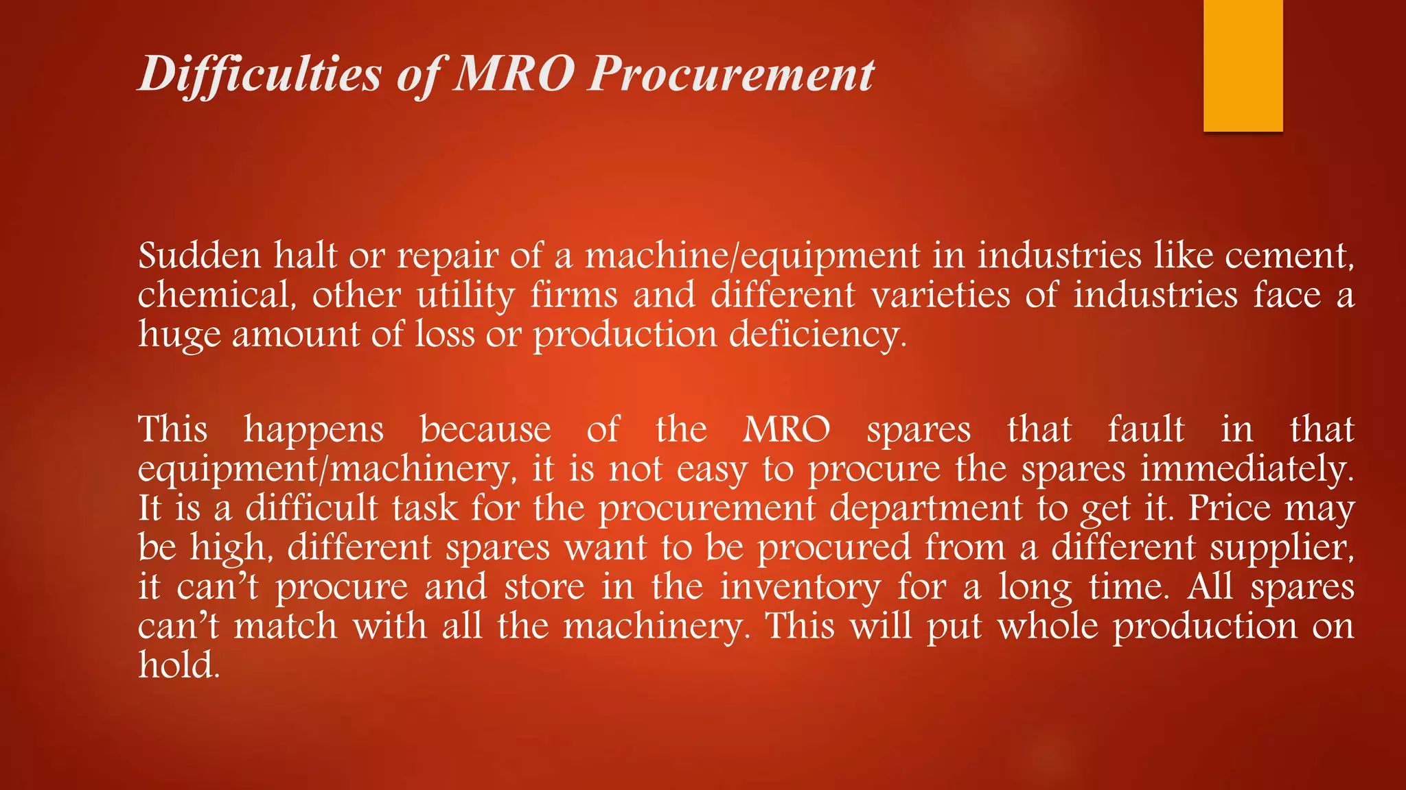 Buy mro supplies through purchasing platform | PPTX | Logistics | Business