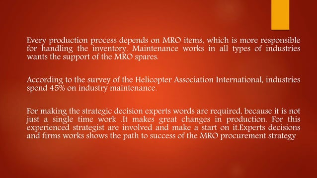 Buy mro supplies through purchasing platform | PPTX | Logistics | Business