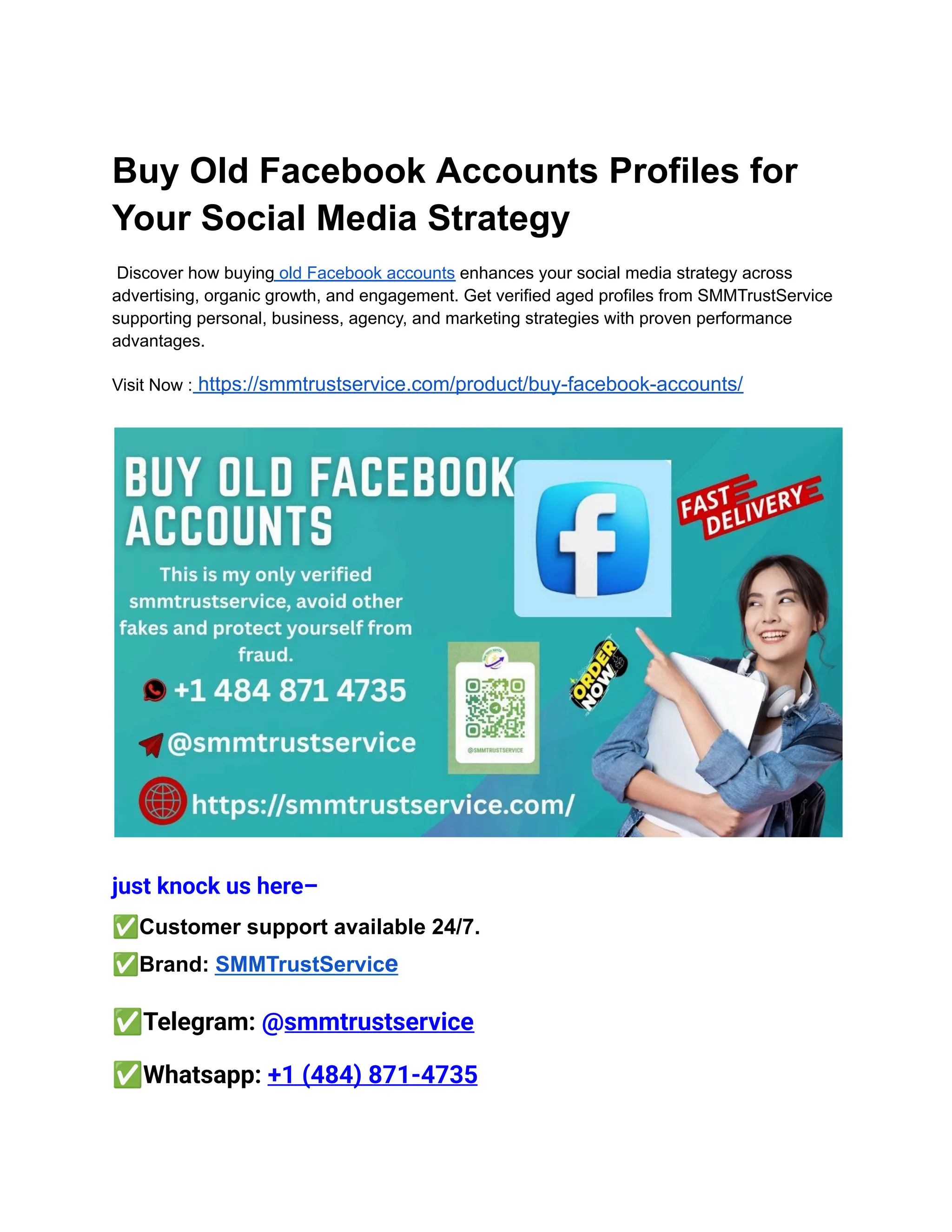 Buy Old Facebook Accounts Profiles for Your Social Media Strategy.pdf