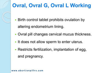Buy ovral contraceptive online | PPT