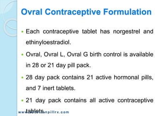Buy ovral contraceptive online | PPT