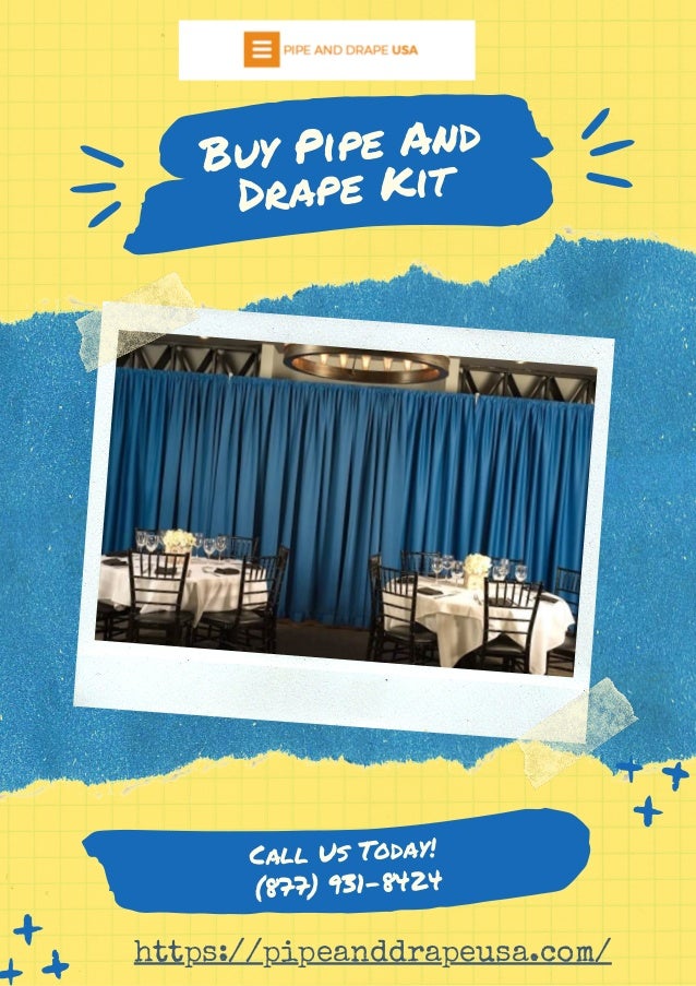 Buy Pipe And Drape Kit | Professional Services - Pipe And Drape USA