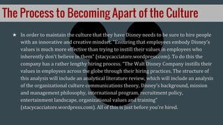 Disney: A Culture | PPTX