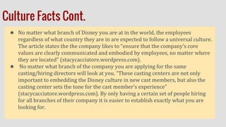 Disney: A Culture | PPT