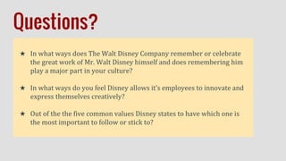 Disney: A Culture | PPT
