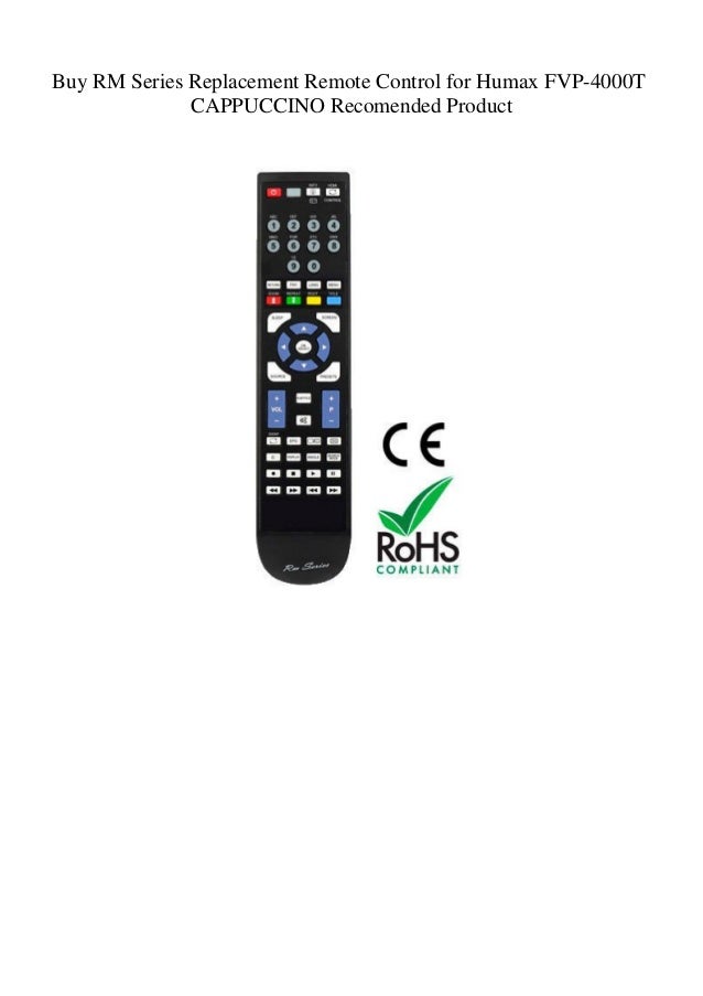 Buy RM Series Replacement Remote Control for Humax FVP-4000T CAPPUCCINO ...