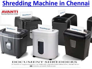 What is The Importance Of Shredding Machine & Shredded The Documents | PPT
