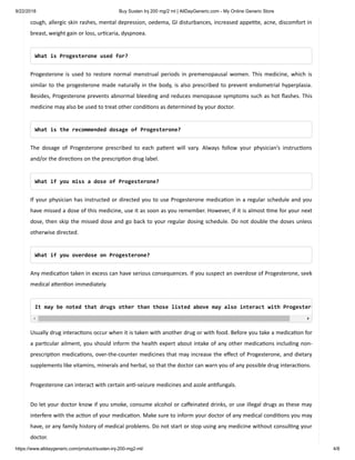 Buy susten inj 200 mg 2 ml | PDF