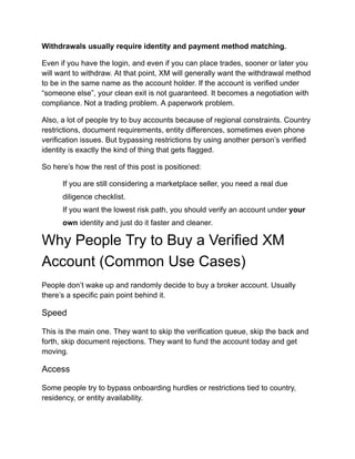 Buy Verified XM Account Without the Hassle (2026).pdf