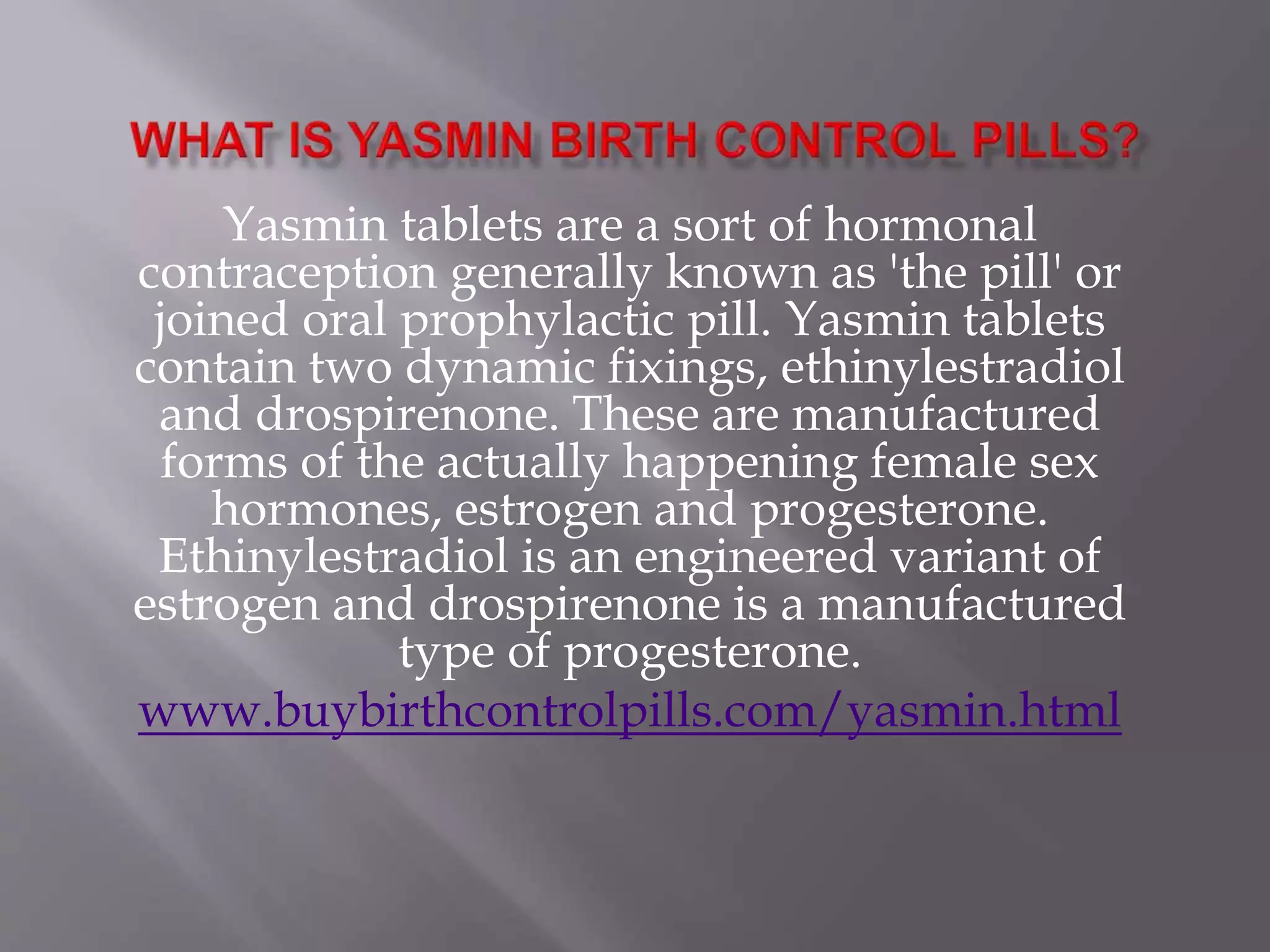 How to use Yasmin to Avoid Unwanted Pregnancy | PPT