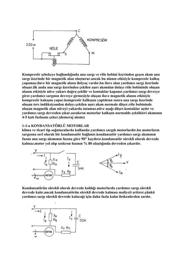 Buzdolabının Elektrik Devresi ve Kullanılan Elemanlar | DOC