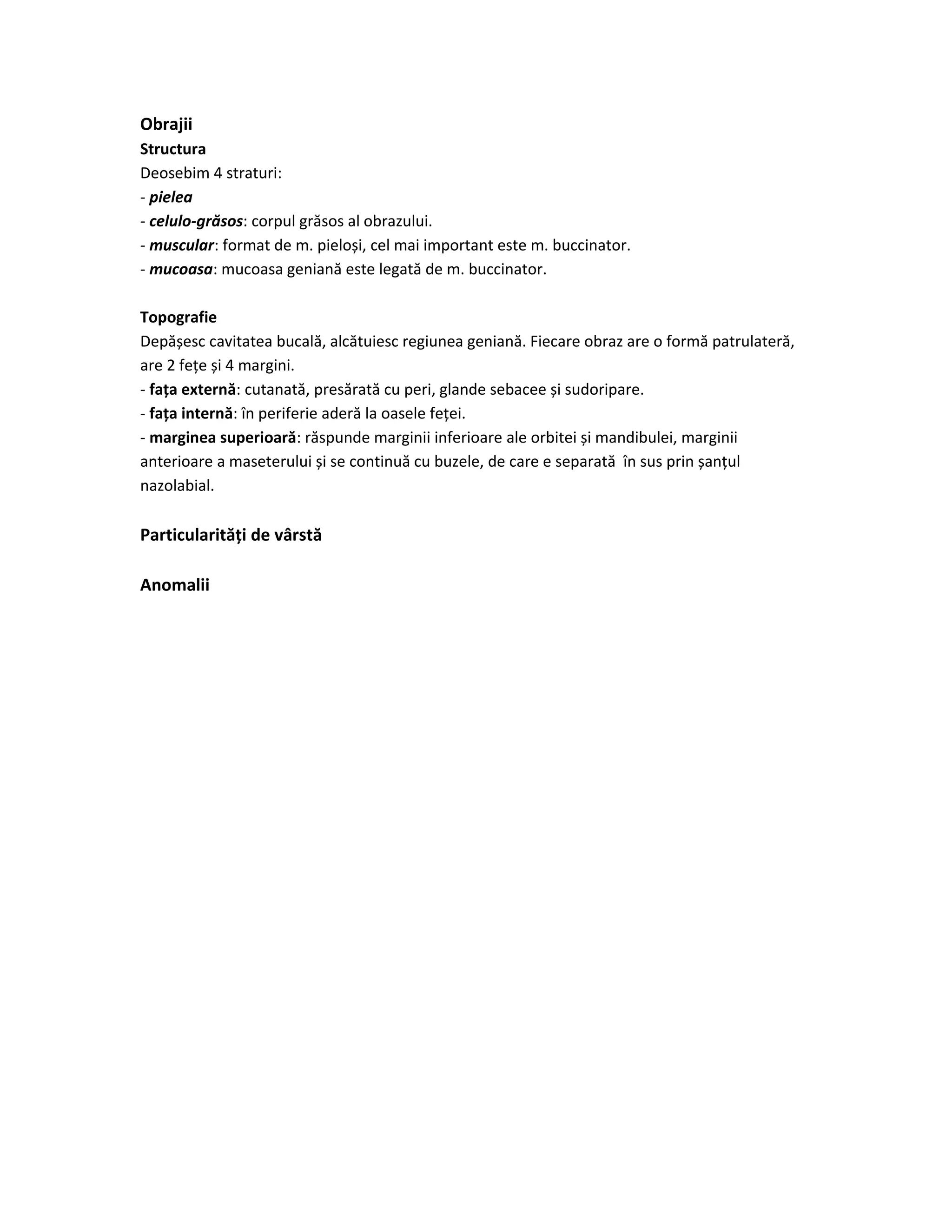 Anatomie: buzele și obrajii | RTF