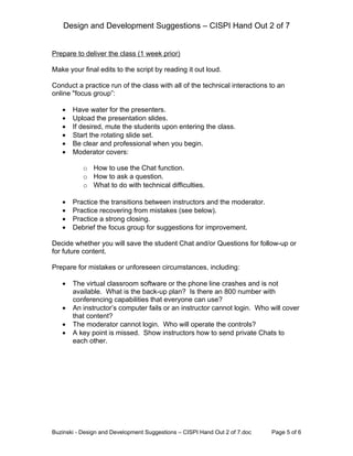 Buzinski 2 Virtual Classroom | DOC