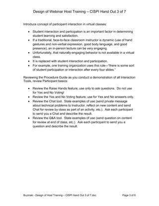 Buzinski 2 Virtual Classroom | DOC