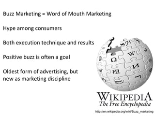 Buzz Marketing | PPT