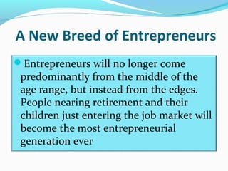 Trends of Entreprenuer | PPT