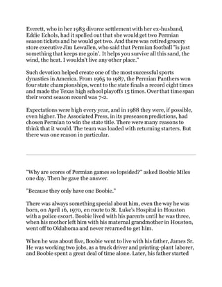 Buzz bissinger friday night lights | PDF