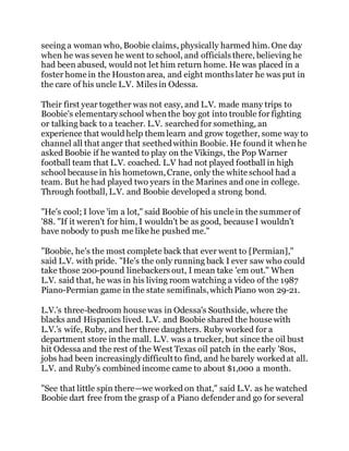 Buzz bissinger friday night lights | PDF