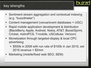Buzzd - PluggedIn NYC011210 | PPT