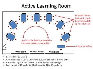 Exploring Teaching and Learning in Active Learning Room with Special ...