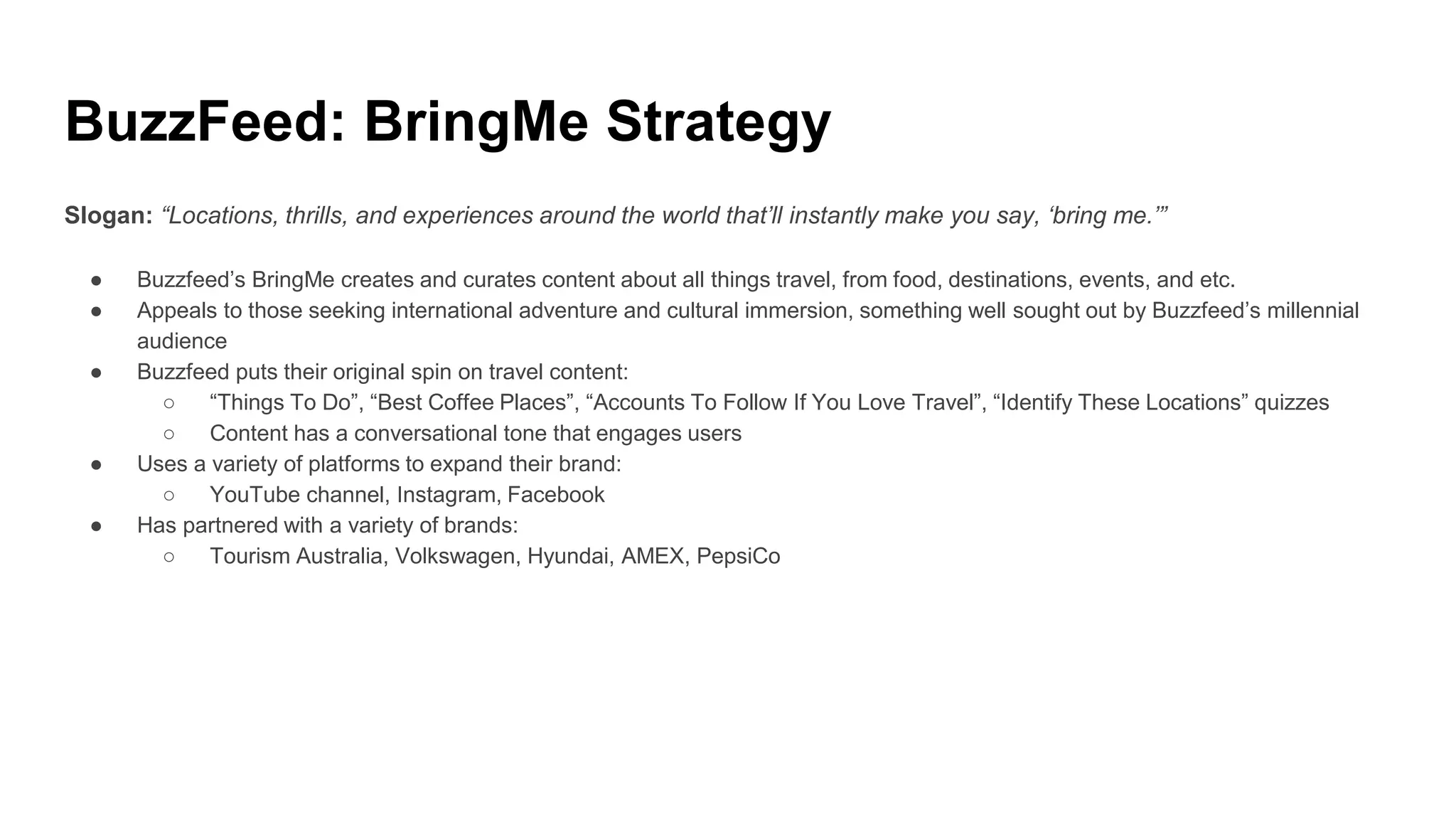 BuzzFeed Channel Case Study | PPT