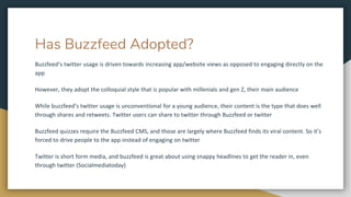 Buzzfeed media landscape analysis | PPTX