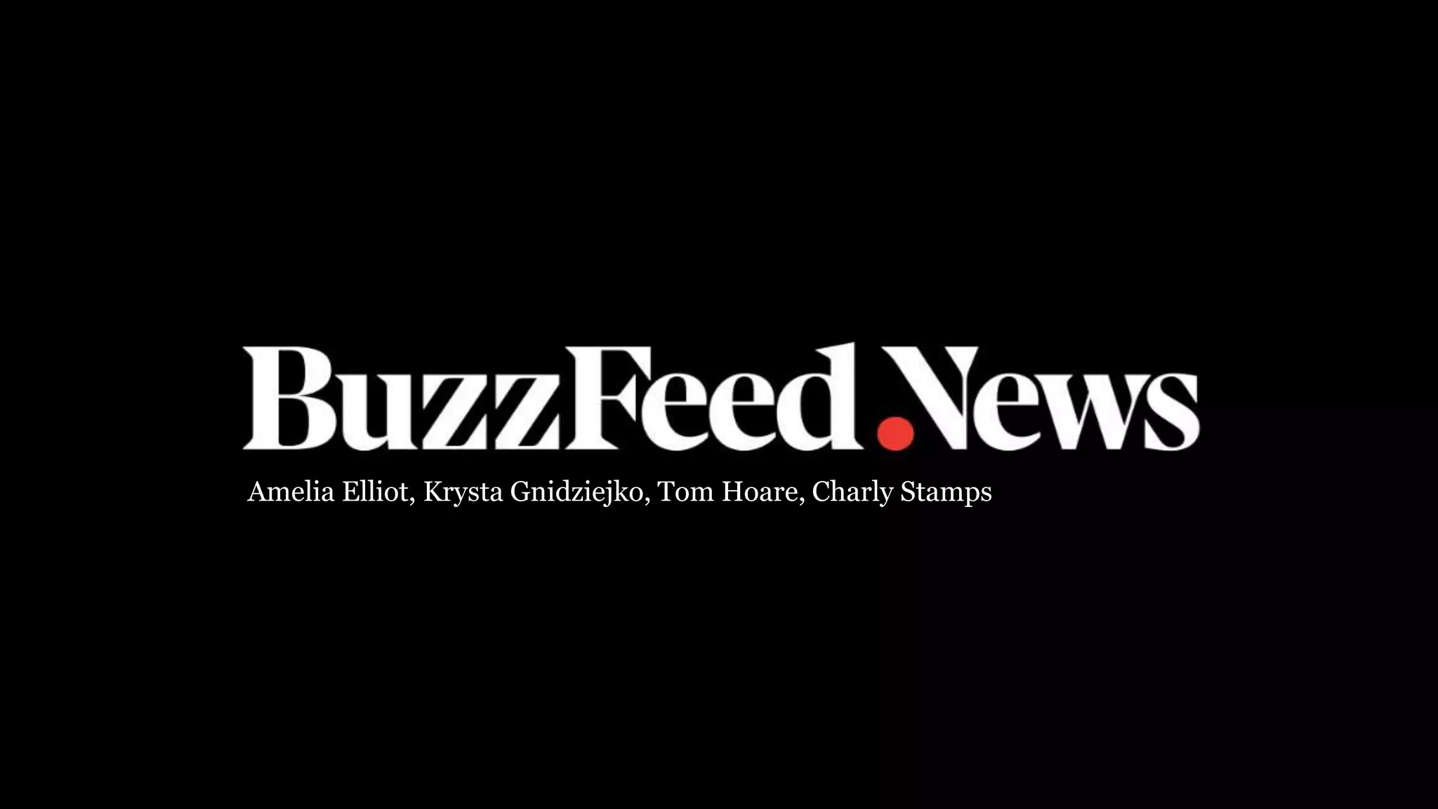 BuzzFeed News Case Study | PPTX
