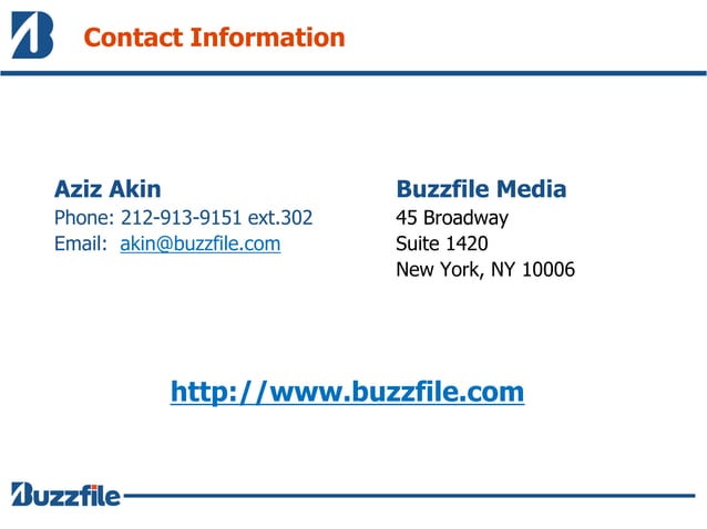 Buzzfile college & university partnerships | PPT