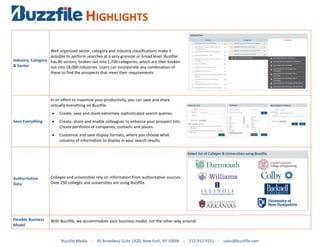 Buzzfile highlights | PDF
