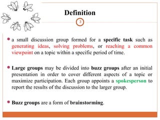 Buzz group | PPT