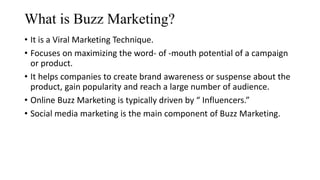 Buzz Marketing | PPTX